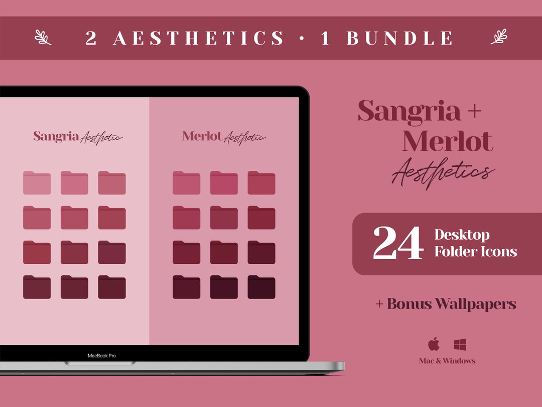 Desktop Icons, Mac Folder Icons, Burgundy Wallpaper Desktop Organizer ...