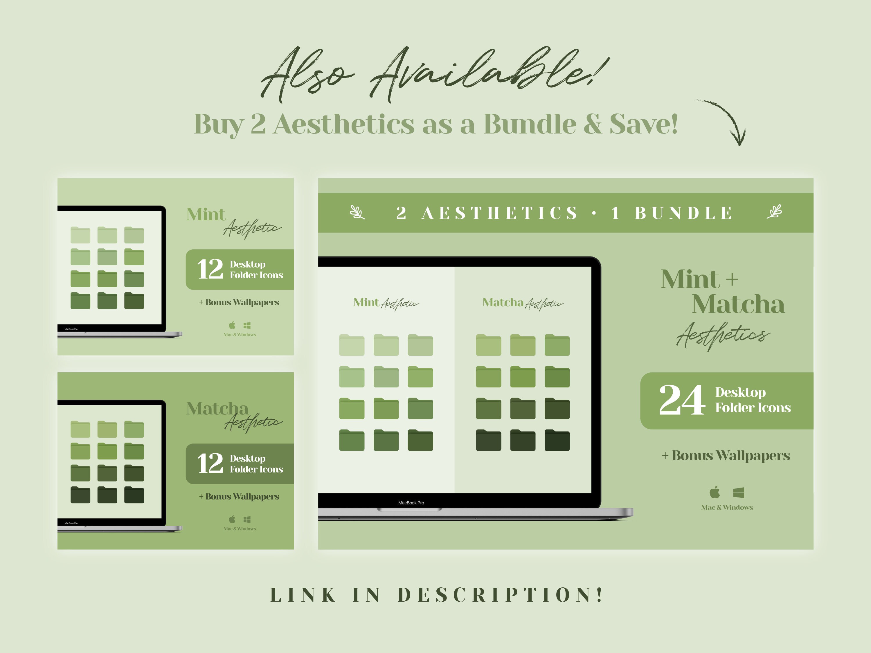 Desktop Icons, Mac Folder Icons, Dark Green Wallpaper Desktop Organizer ...