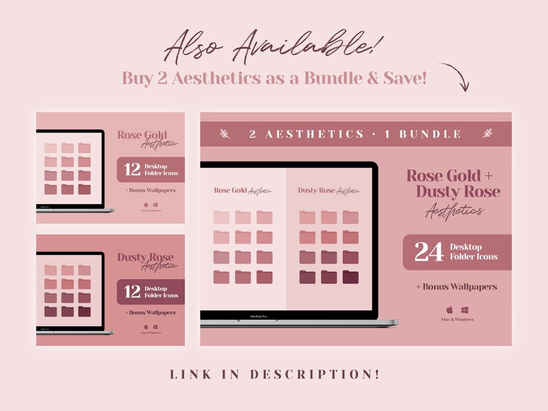 Desktop Icons, Mac Folder Icons, Pink Wallpaper Desktop Organizer ...