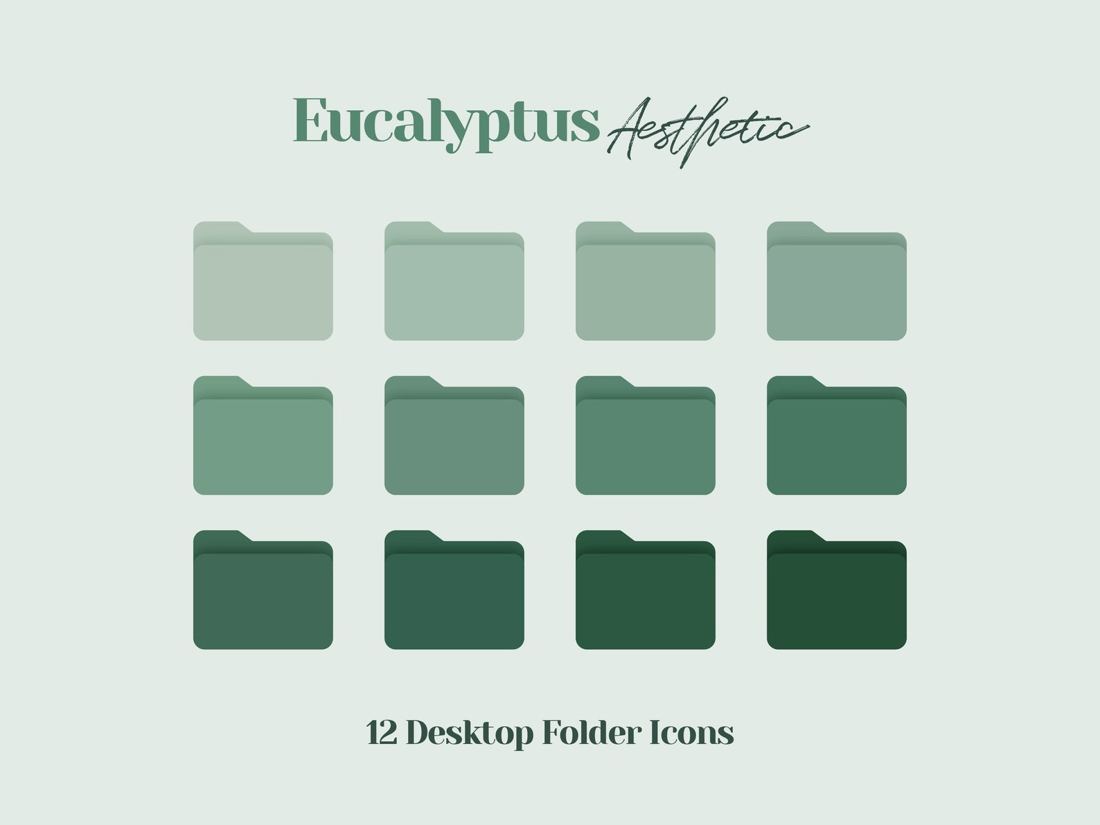 Desktop Icons, Mac Folder Icons, Dark Green Wallpaper Desktop Organizer ...