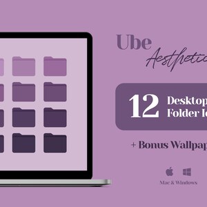 Desktop Icons, Mac Folder Icons, Purple Wallpaper Desktop Organizer ...