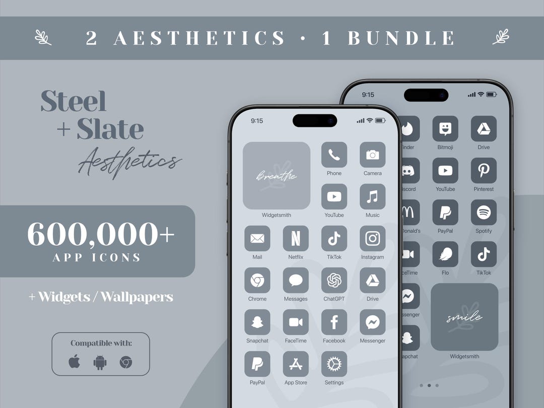 Ios 18 App Icon Pack, Light Gray App Icons, Pale Gray iPhone Aesthetic ...