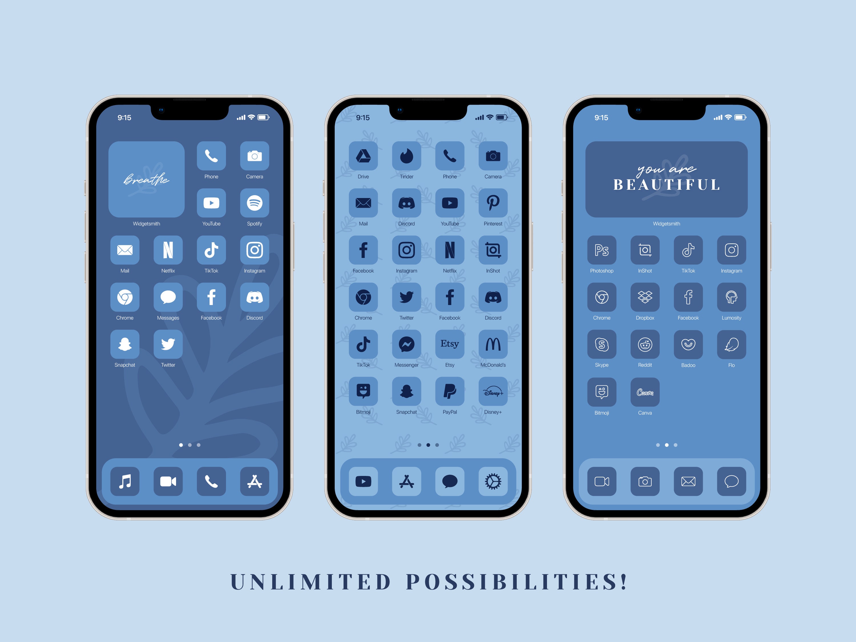 Ios 16 App Icon Pack Baby Blue App Icons Light Blue iPhone - Etsy UK