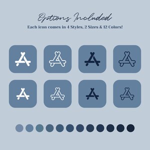 Ios 17 App Icon Pack, Navy Blue App Icons, Dark Blue iPhone Aesthetic ...