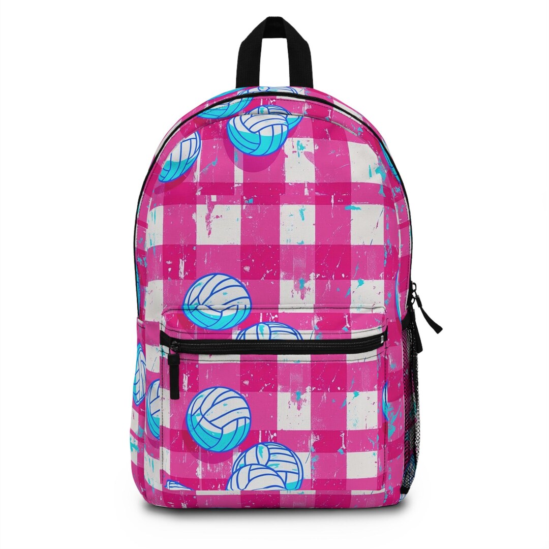 Vibrant Volleyball Backpack, Sporty Bag for Athletes - Etsy