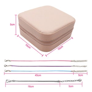 Pink Theme DIY Bracelet Kit, Handmade Crystal Bracelet Necklace Set ...