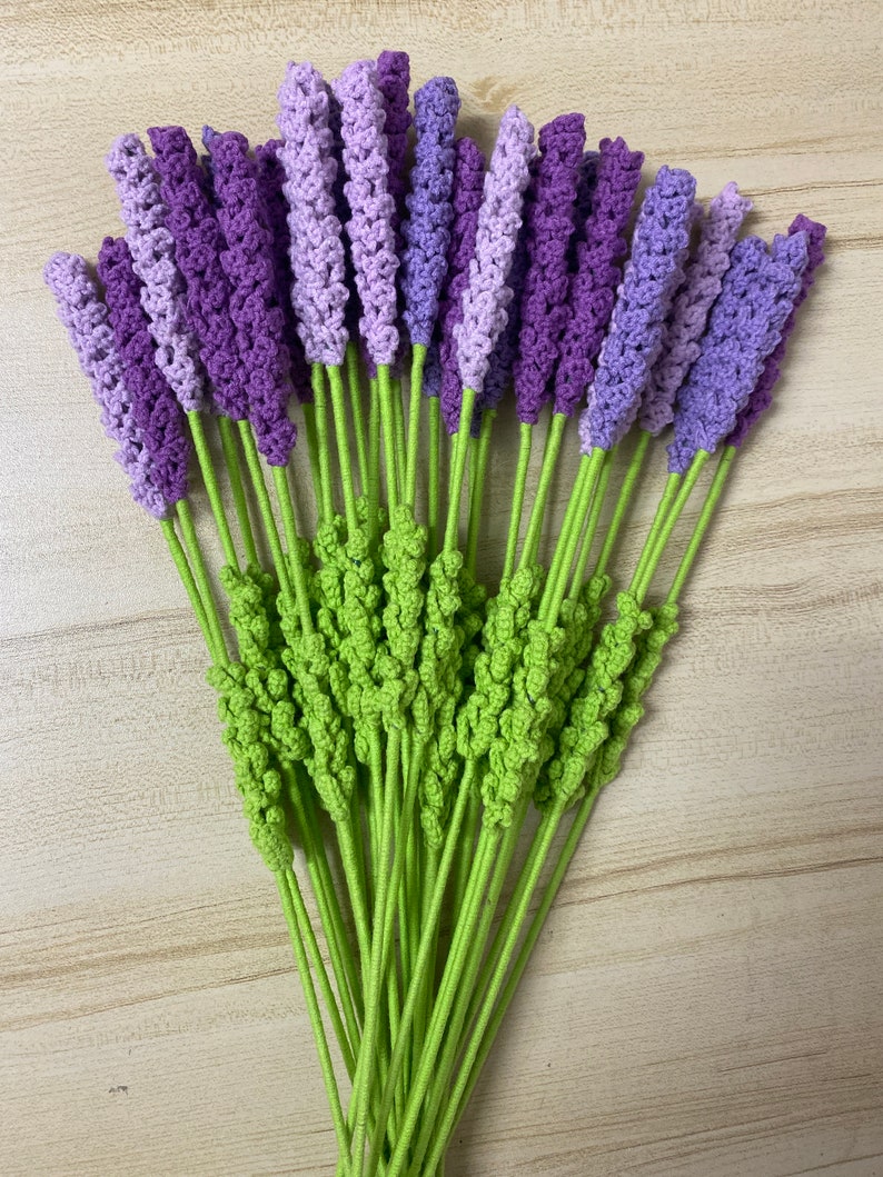 Finished Crochet Tulip Handmade Knitted Flowers Crochet - Etsy