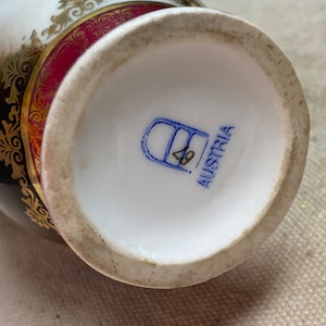 Antique 1890s Royal Vienna Beehive Mark Austria Double Handled Portrait ...