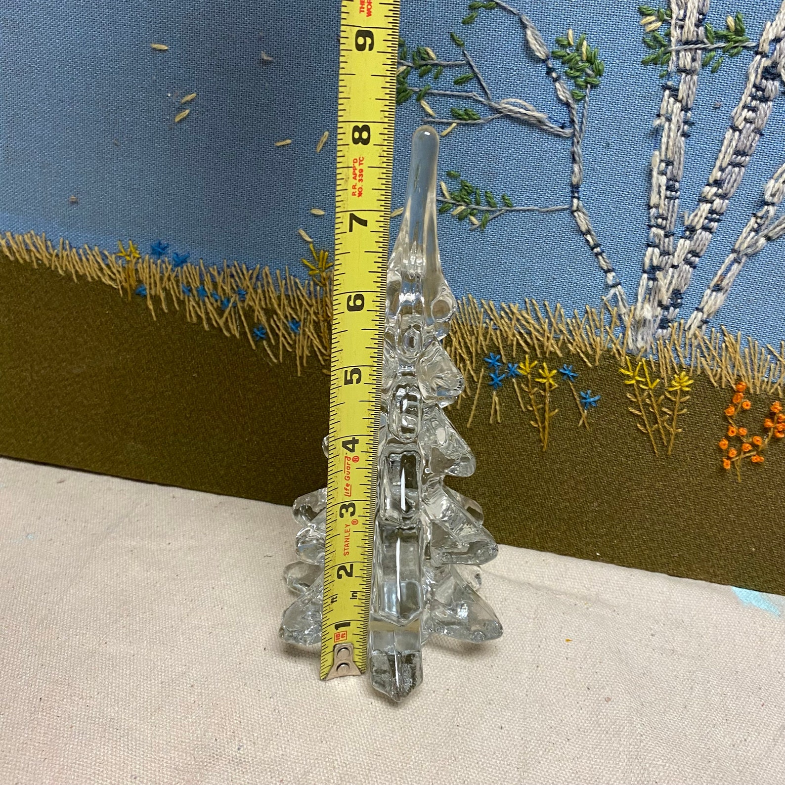 Vintage Midwest Clear Crystal Art Glass Christmas Tree - Etsy