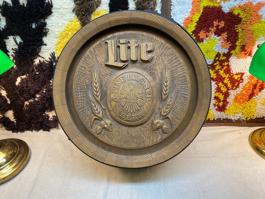 Vintage Lite Fine Pilsner Faux Wood Beer Wall Sign - Etsy