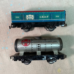 Vintage Marx Toy Train Set - Etsy