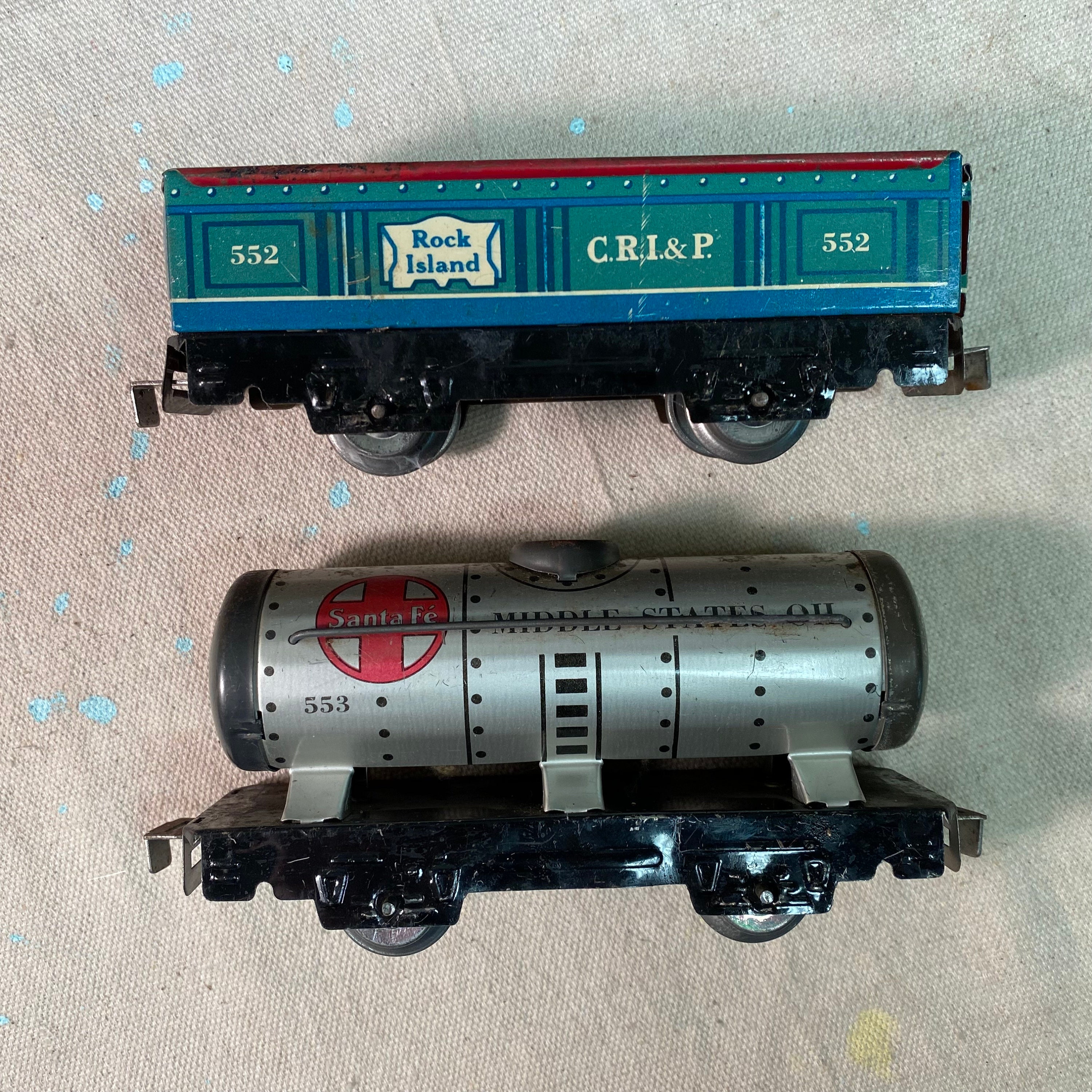 Vintage Marx Toy Train Set - Etsy