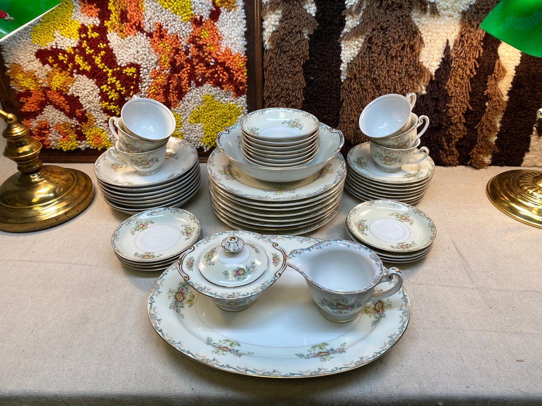 Vintage Grace China 50 Piece Dinnerware Set From Japan - Etsy
