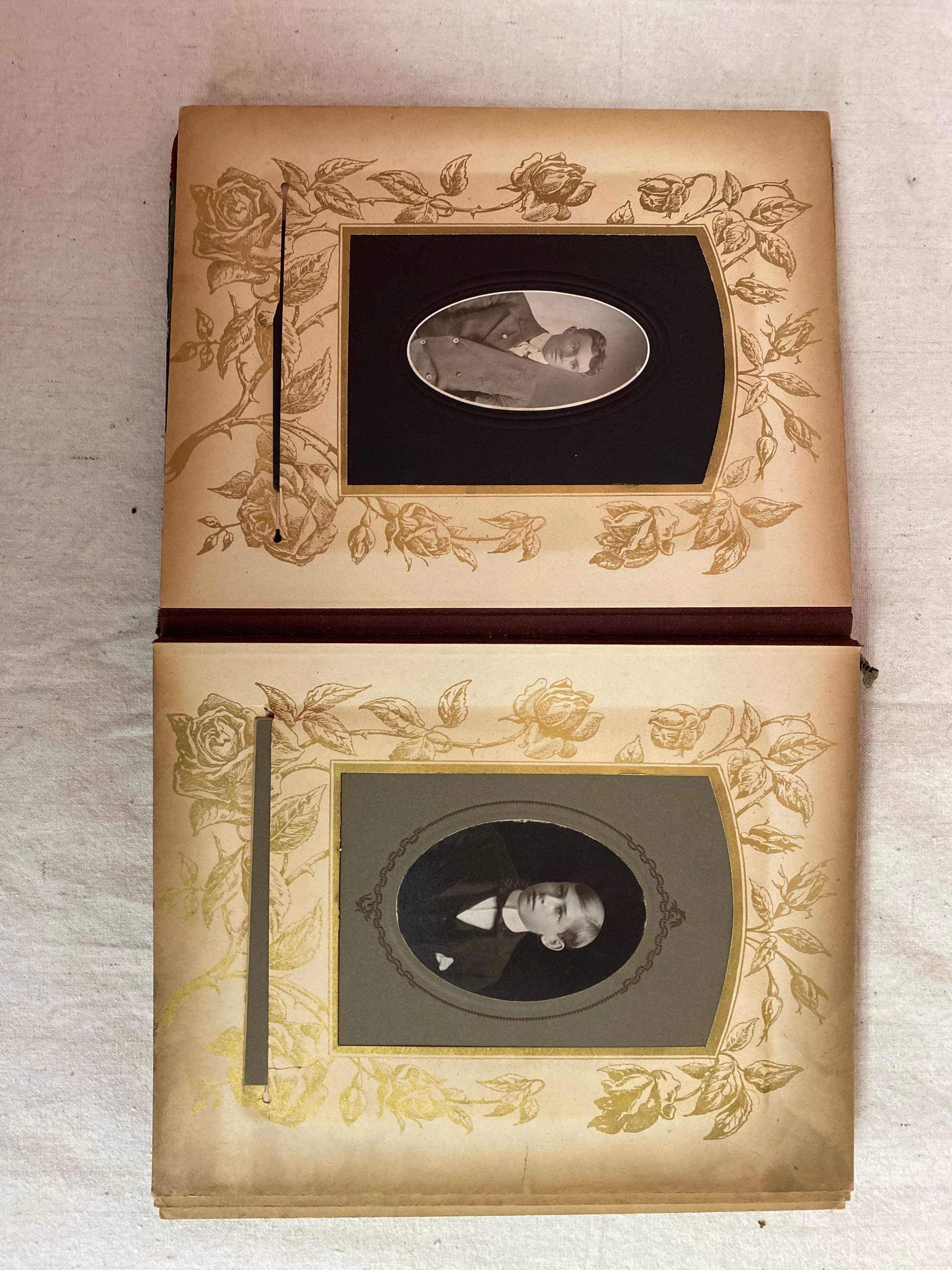 Vintage Victorian Photo Album With Photos - Etsy