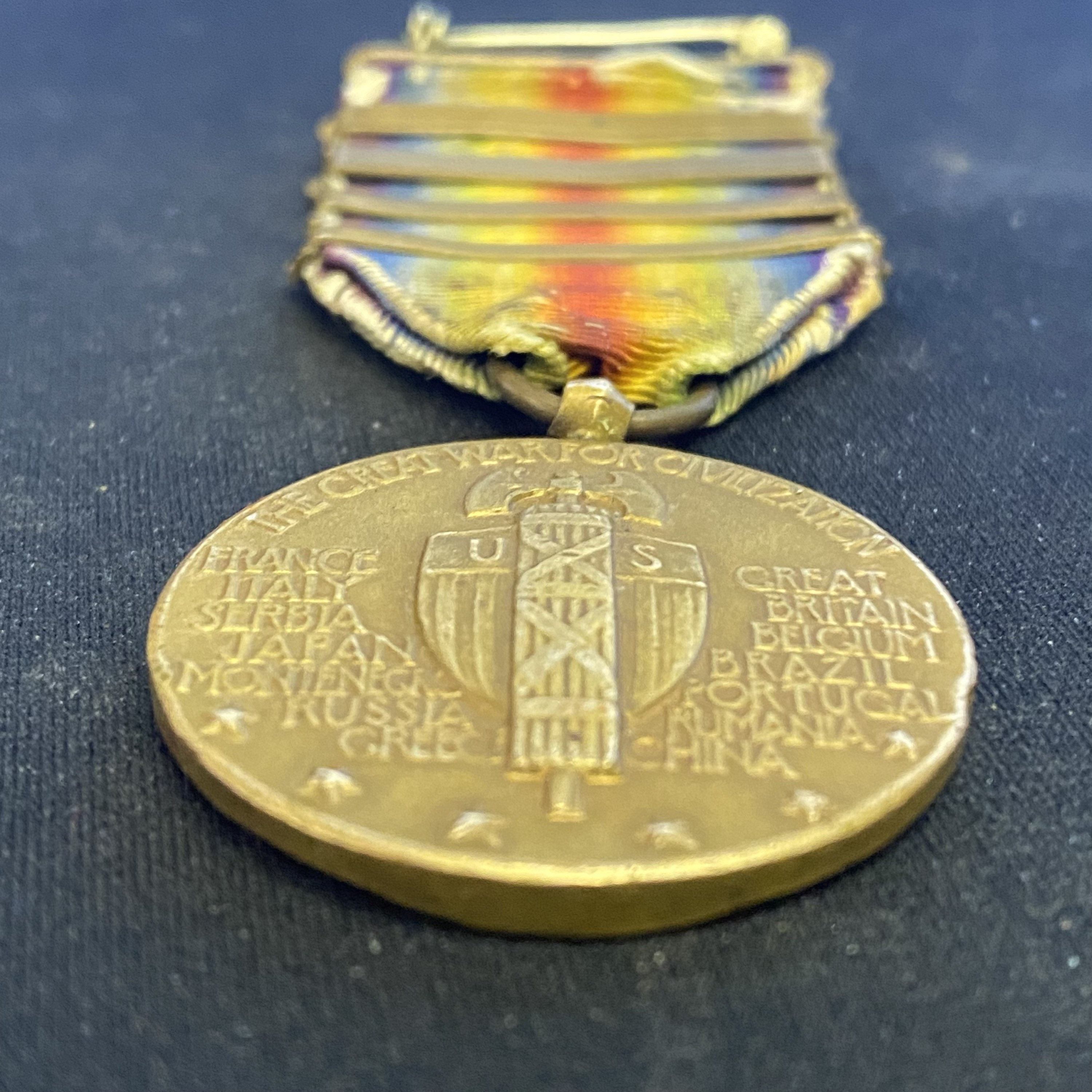 WWI Victory Medal With Four Battle Clasps - Etsy