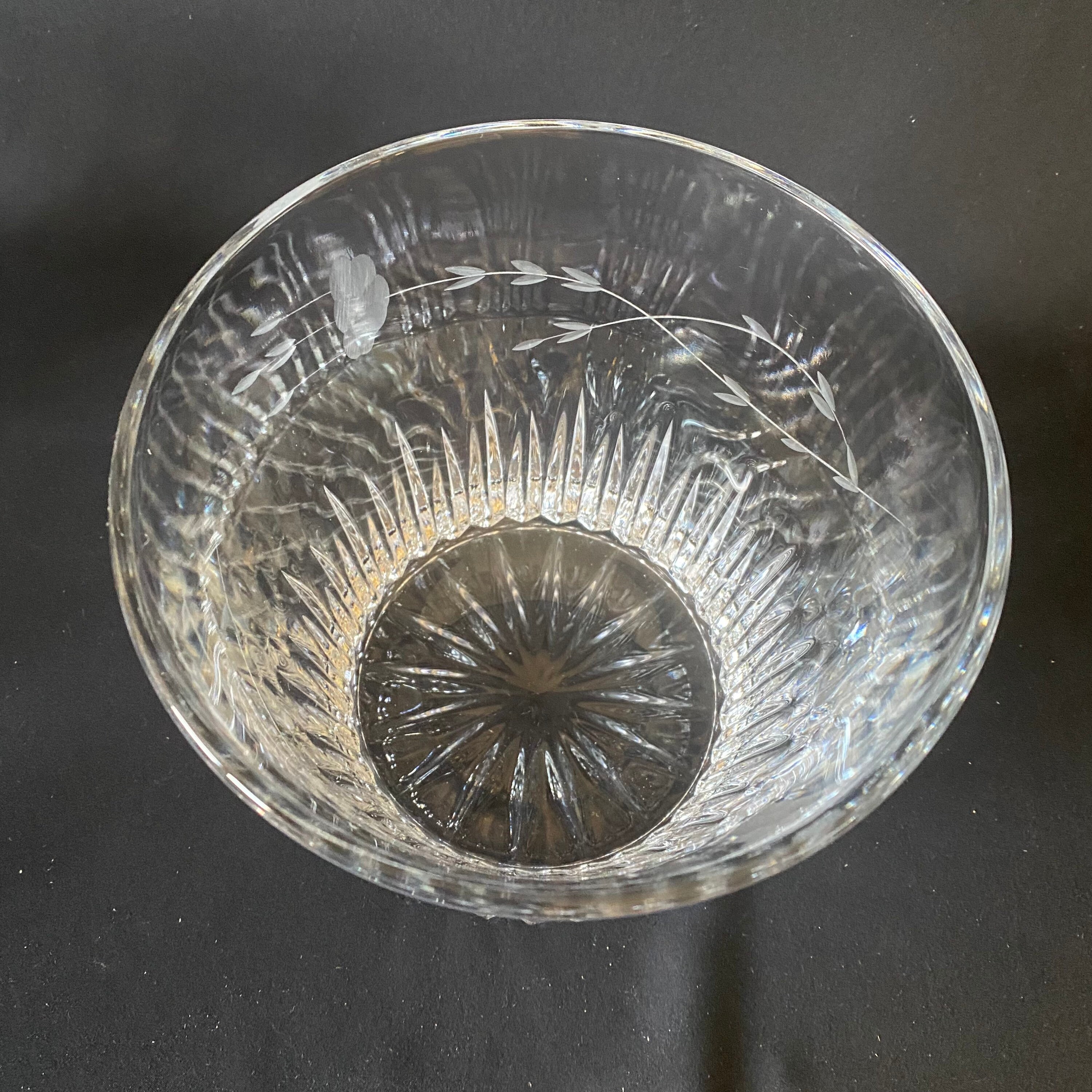 Set 11 of Vintage Princess House Ribbed Crystal Old - Etsy