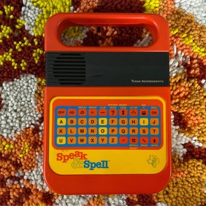 Vintage Texas Instruments Speak and Spell Game ATA3281 - Etsy