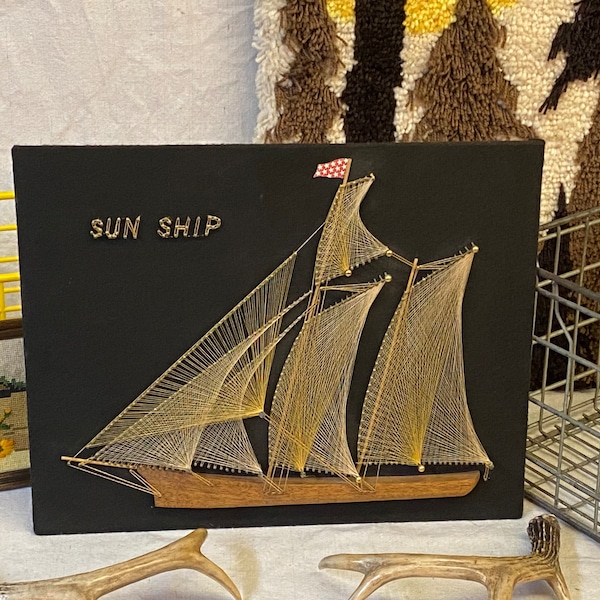 Sailboat String Art - Etsy