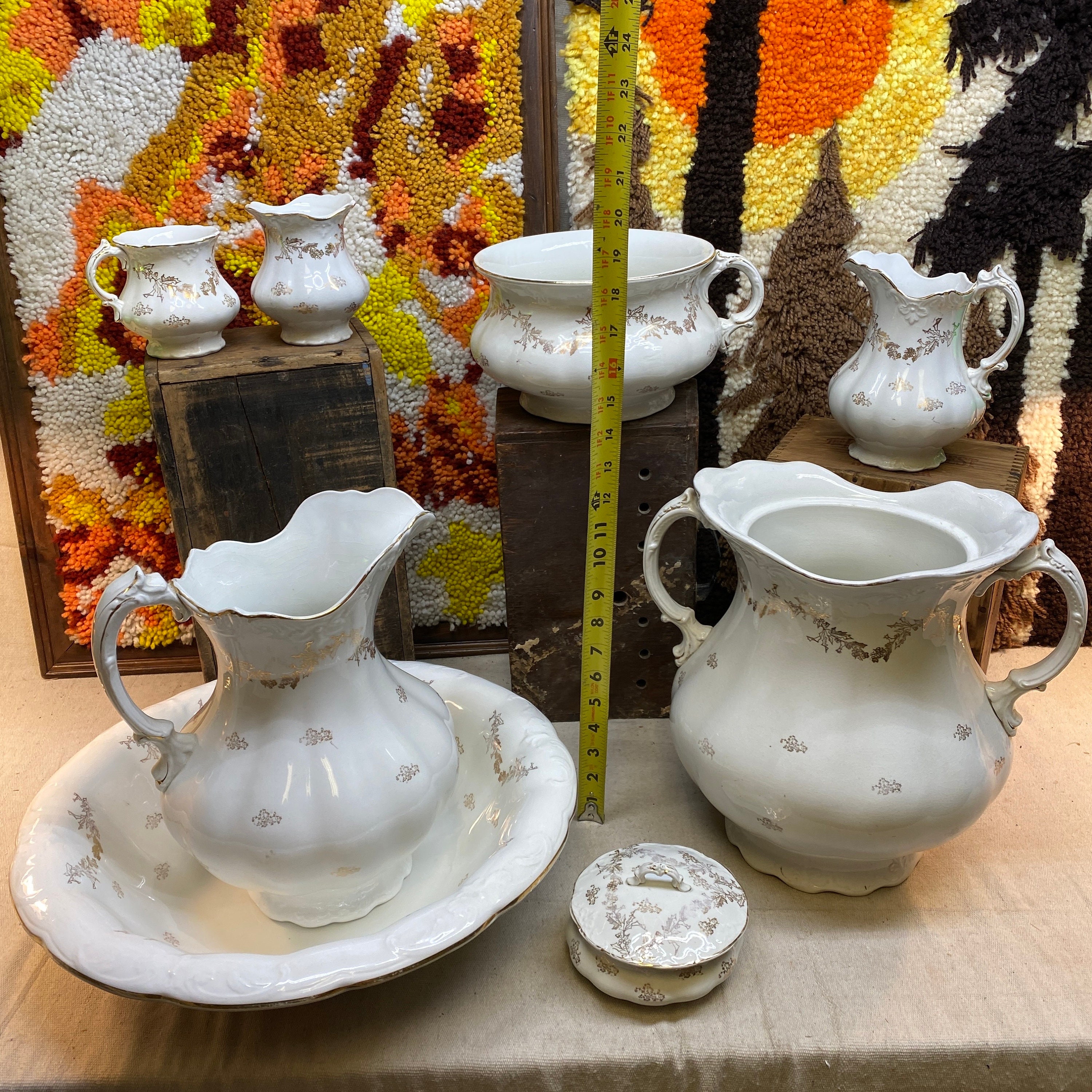Antique Rosalind 8 Piece China Vanity Set - Etsy