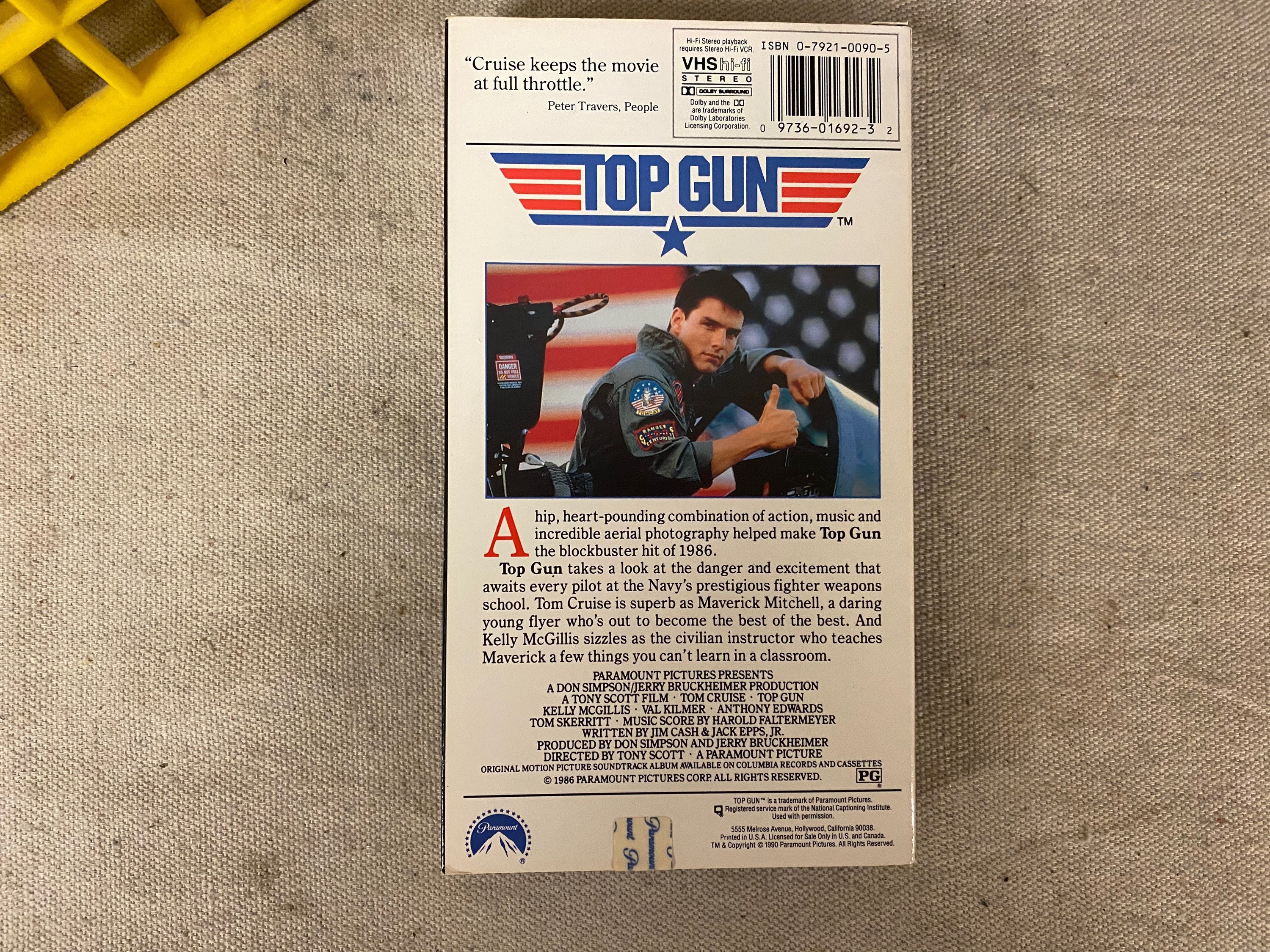 Vintage VHS Top Gun - Etsy
