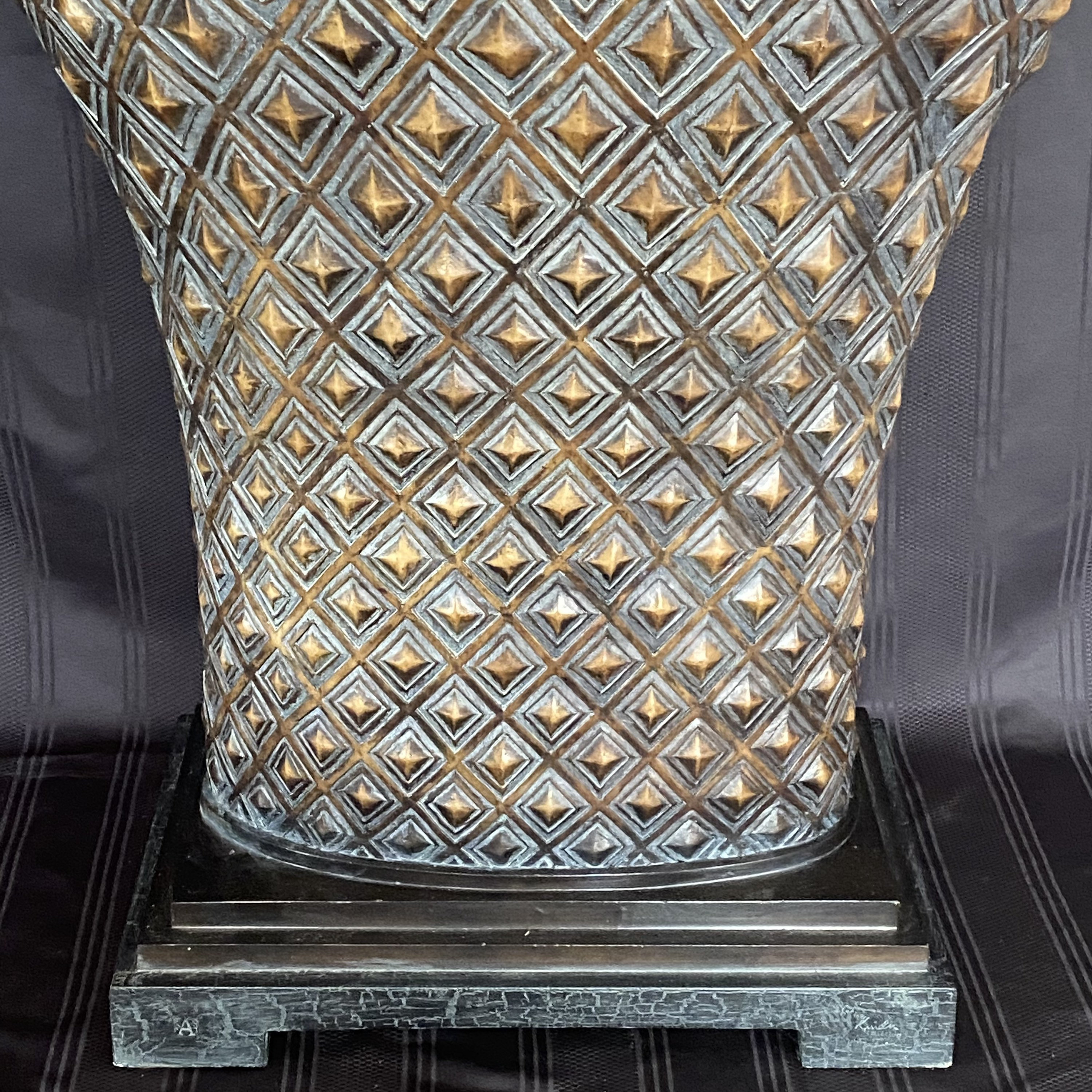 Vintage Carolyn Kinder Collection Large Textured 32 Floor Vase - Etsy