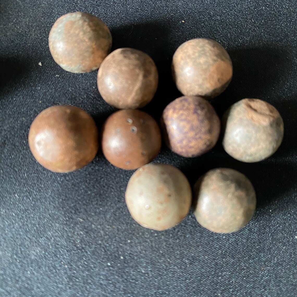 Vintage Bennington Clay Marbles Set of 35 - Etsy