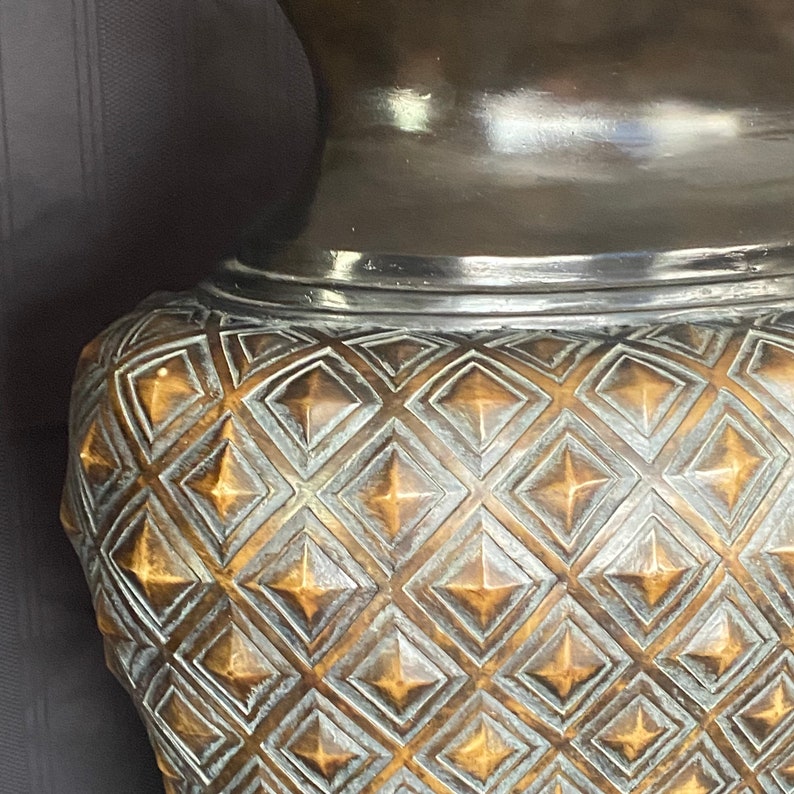 Vintage Carolyn Kinder Collection Large Textured 32 Floor Vase - Etsy