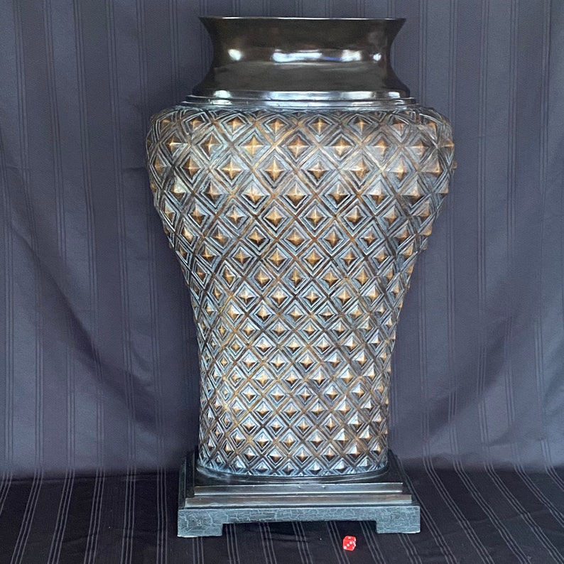 Vintage Carolyn Kinder Collection Large Textured 32 Floor Vase - Etsy