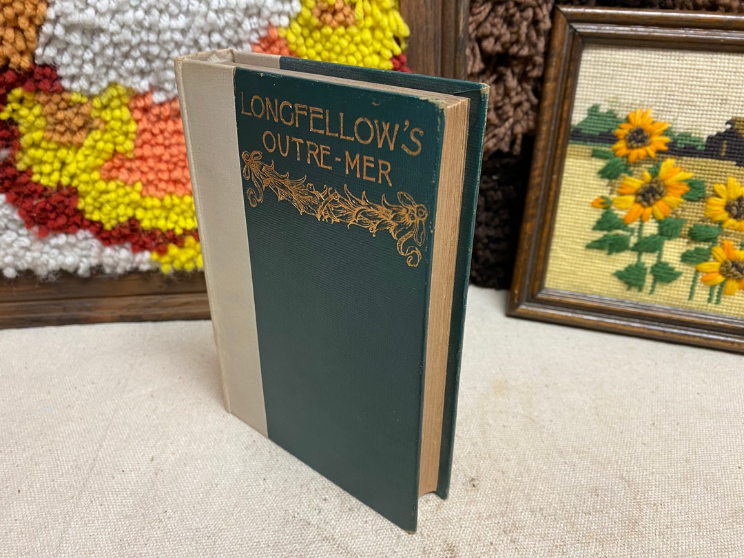 Antique Longfellow Outre-mer 1893 Hardcover Edition - Etsy