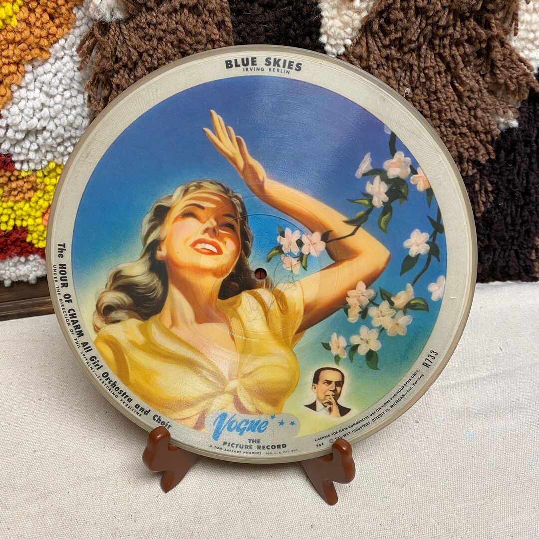 Vintage Vogue Picture Record R733 "seville and Blue Skies" - Etsy