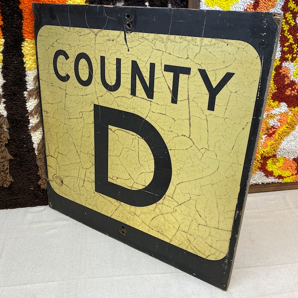 Vintage Wooden Road Signs - Etsy