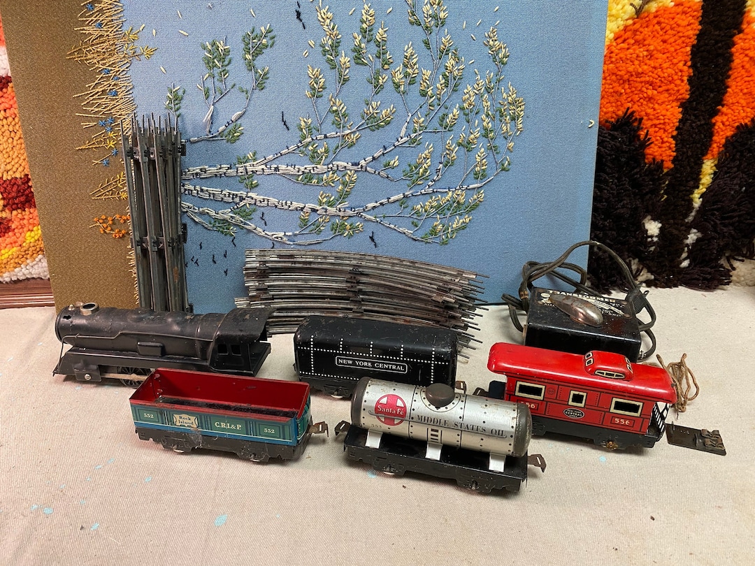 Vintage Marx Toy Train Set - Etsy
