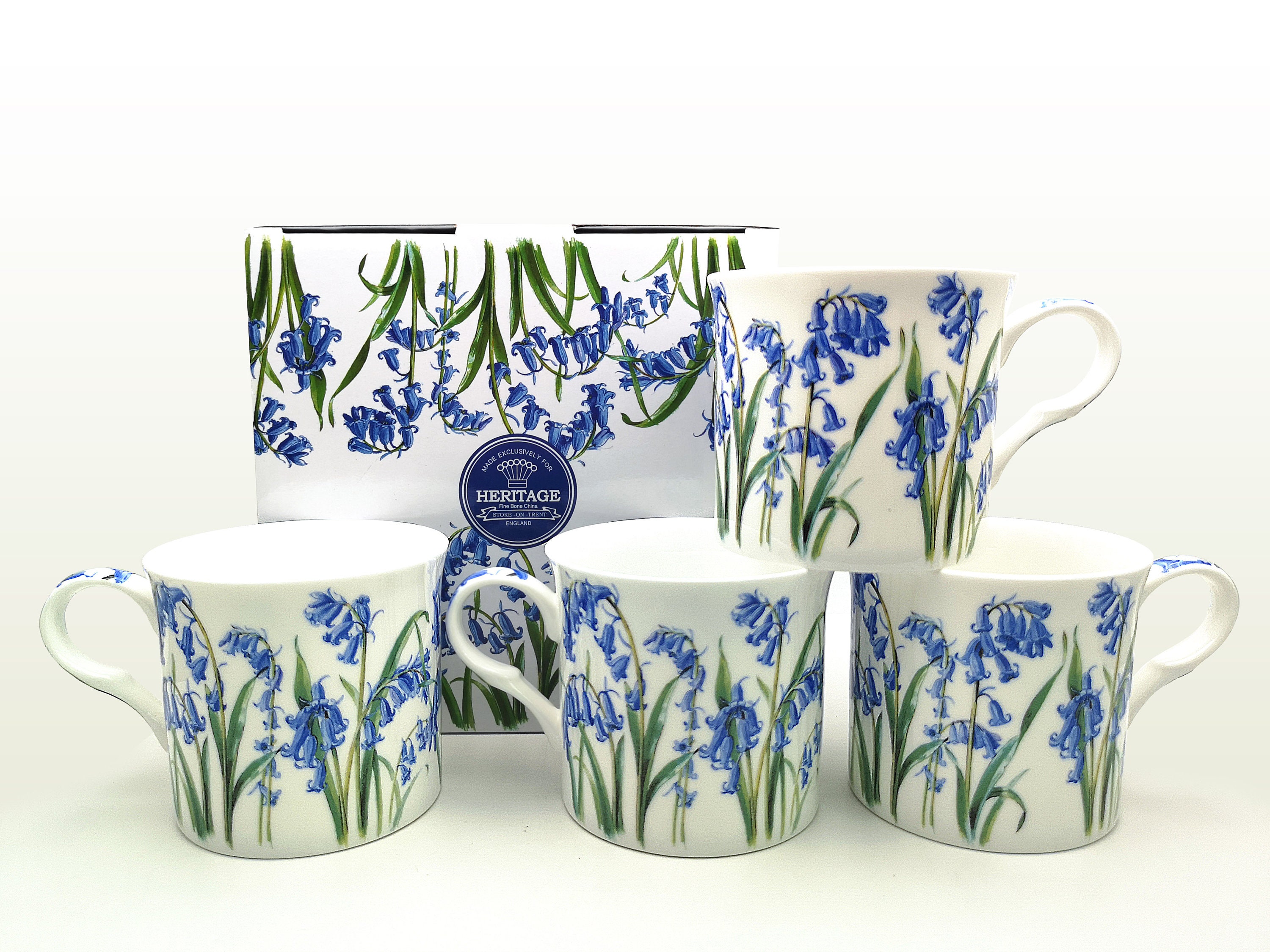 Bluebell Set of 4 Gift Set Mugs - Etsy UK