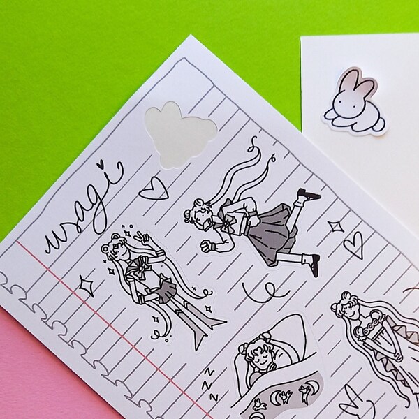 Usagi Sticker - Etsy