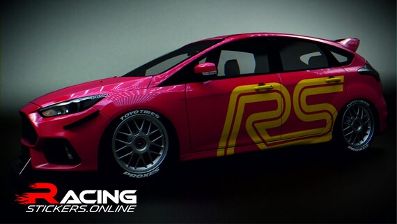 Focus RS Stickers Car Wrap Ford Performance Pro Racing Decals - Etsy