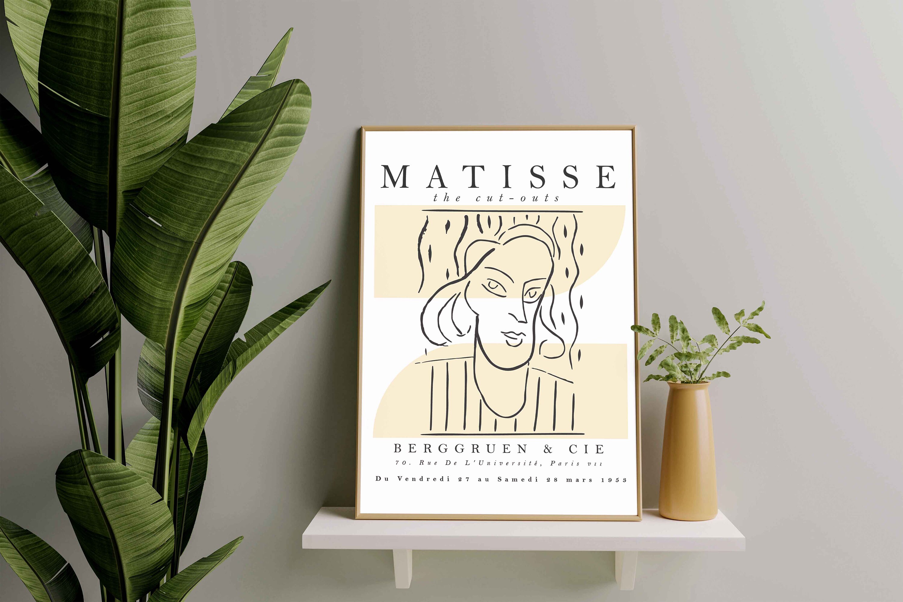 Matisse One Line Drawing Print Digital Exhibition Poster - Etsy