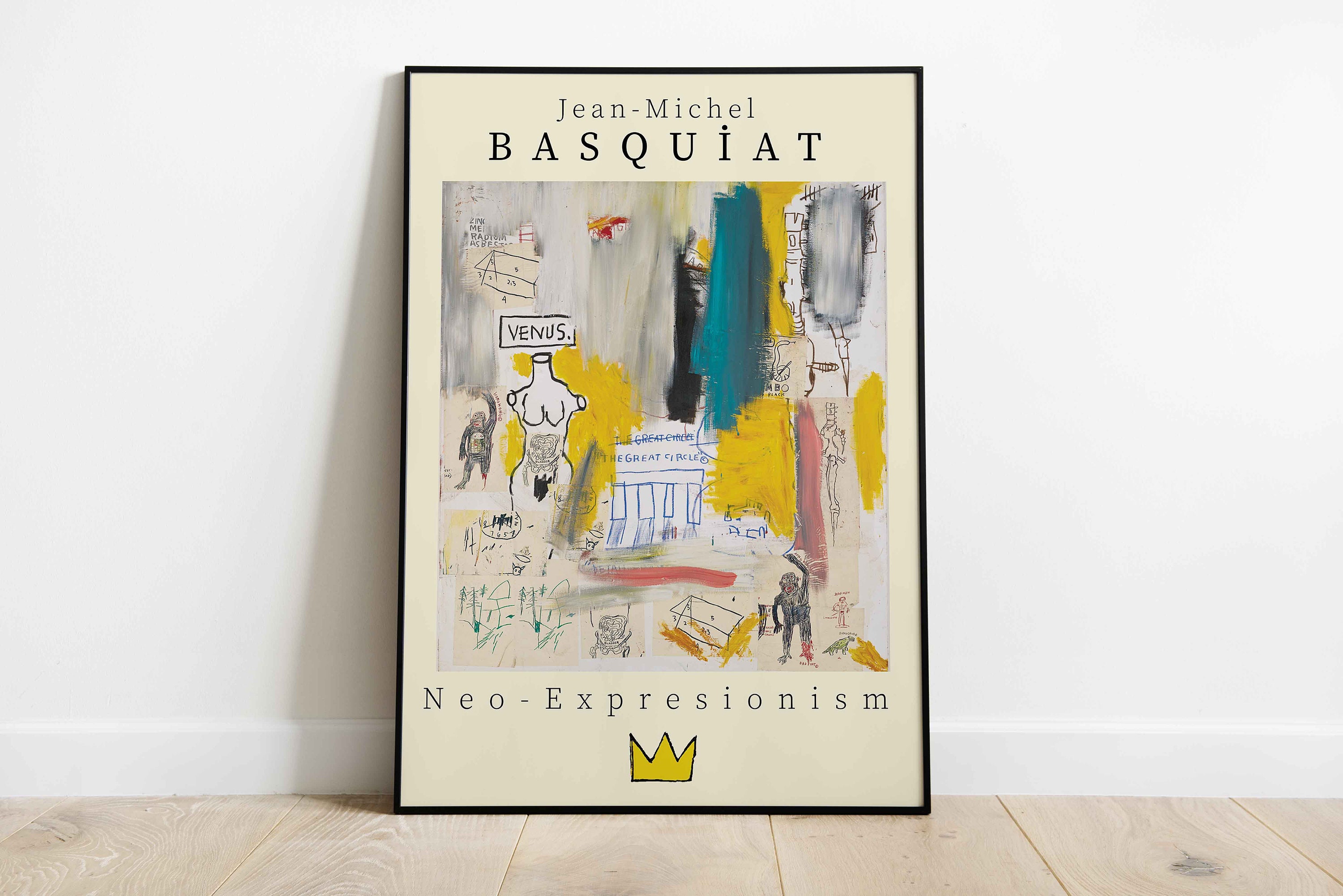 Jean Michel Basquiat Original Art for sale | Only 2 left at -75%