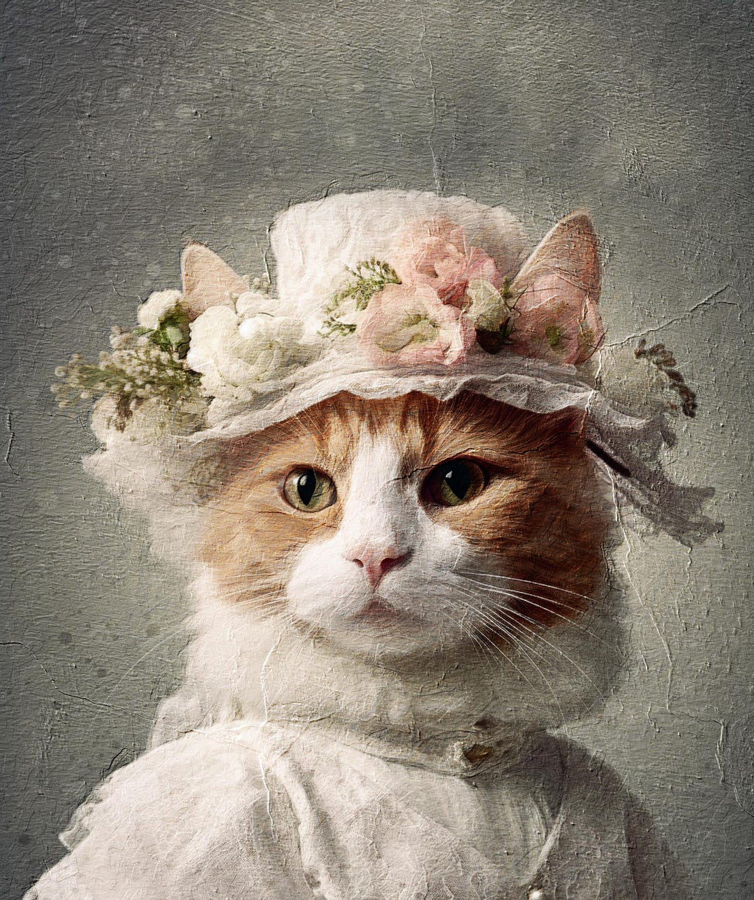 Custom Princess Cat Portrait, Renaissance Pet Portrait, Royal Pet ...