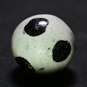 German Antique Marble Spotted Dick Hand Painted Unusual China Marble ...