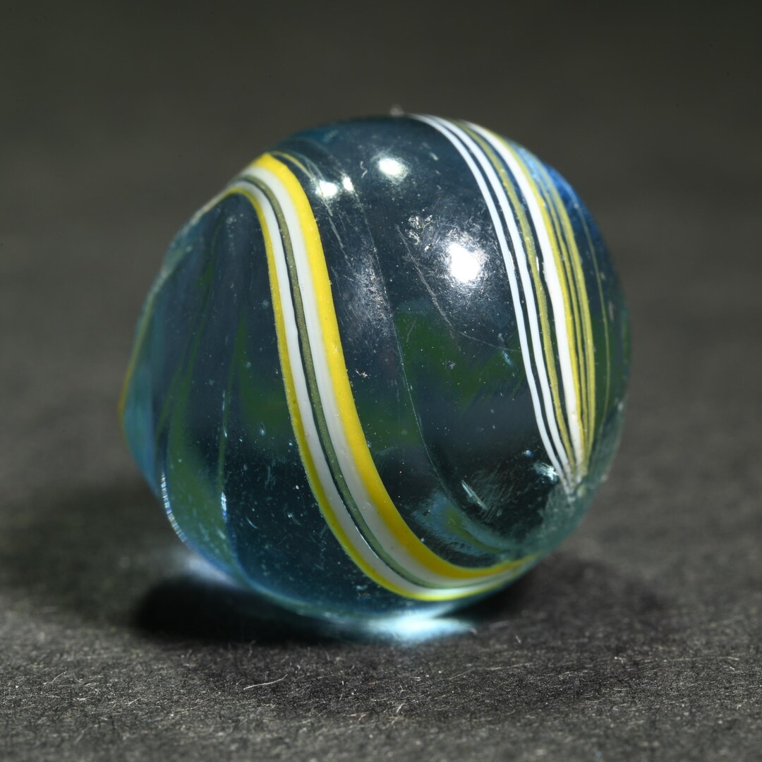 Coreless Swirl Antique German Handmade Marble Fine Refined Harvest ...
