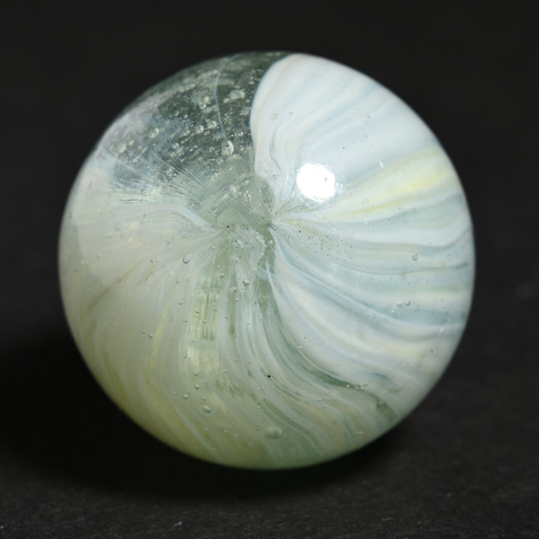 Large Vintage Whispler Marble 1960s. Creamy White Shooter - Etsy