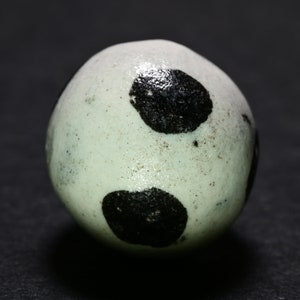 German Antique Marble Spotted Dick Hand Painted Unusual China Marble ...
