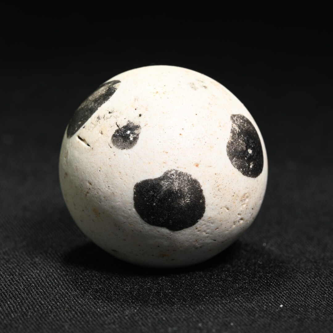 German Antique Marble Spotted Dick Hand Painted Unusual China Marble ...