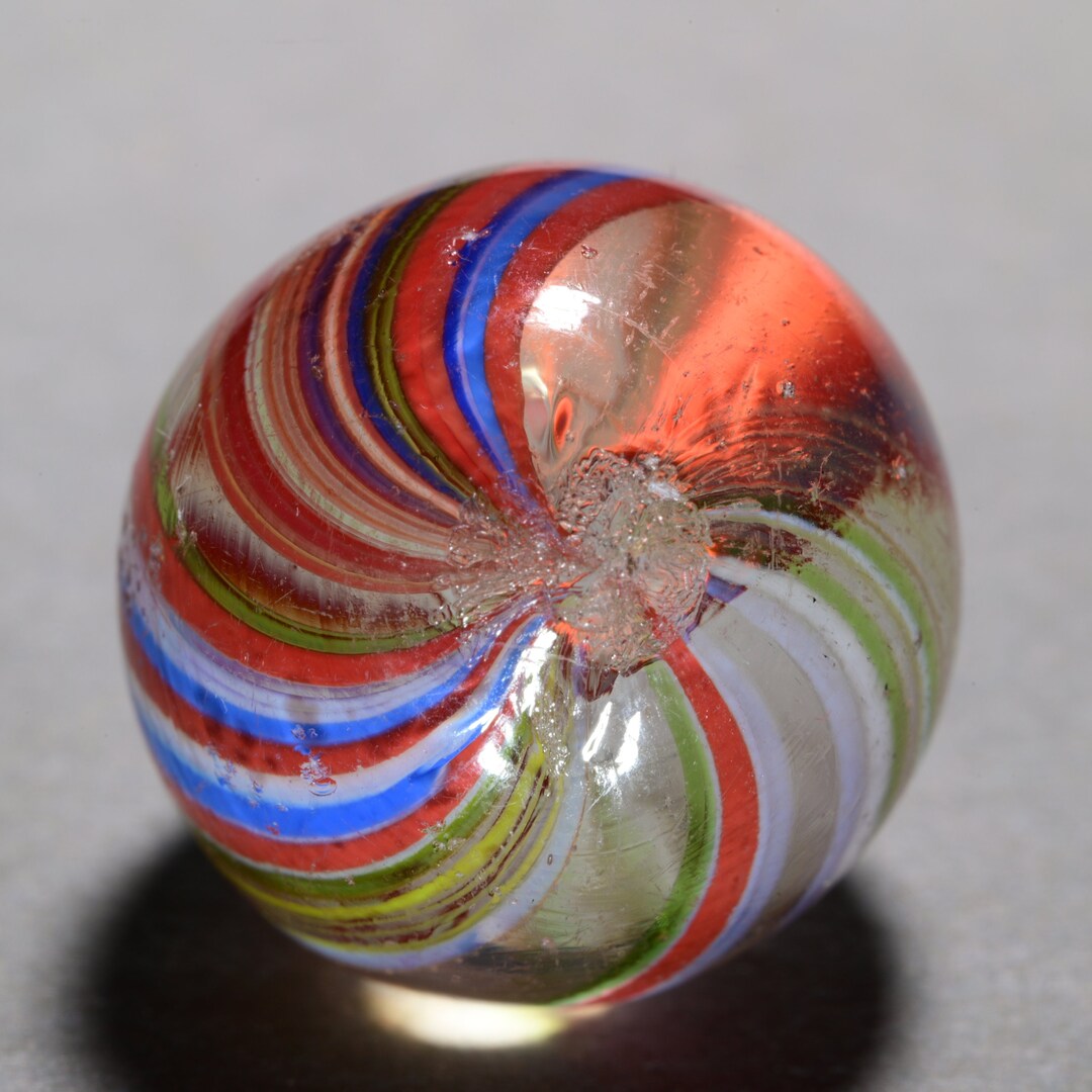 Antique Marble Joseph's Coat German Handmade Swirl Fine - Etsy