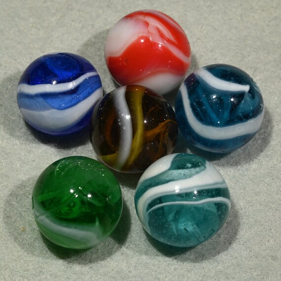 Transitional Marbles Yasuda Japanese Crease Pontil Varied | Etsy