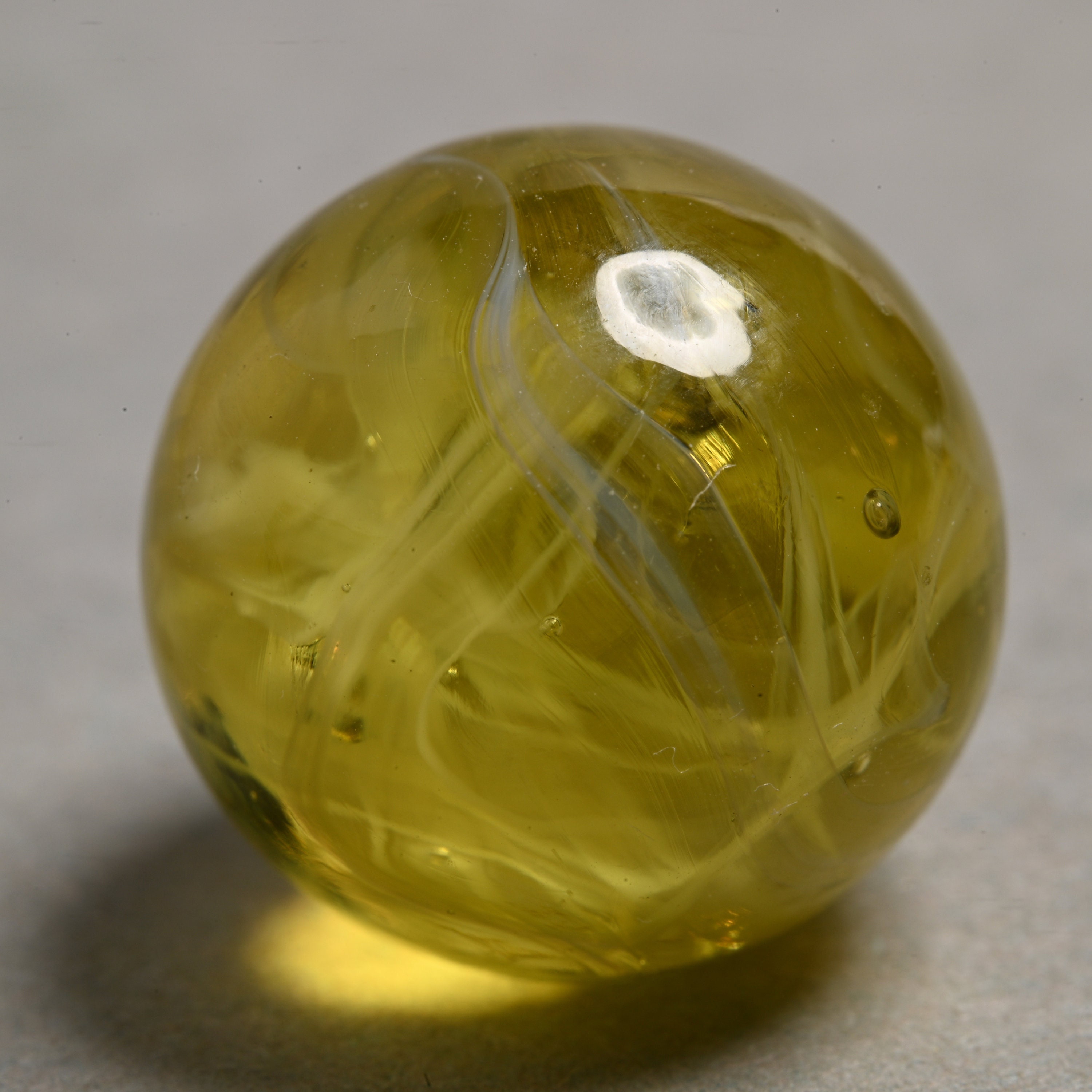 Yellow Marble Ball