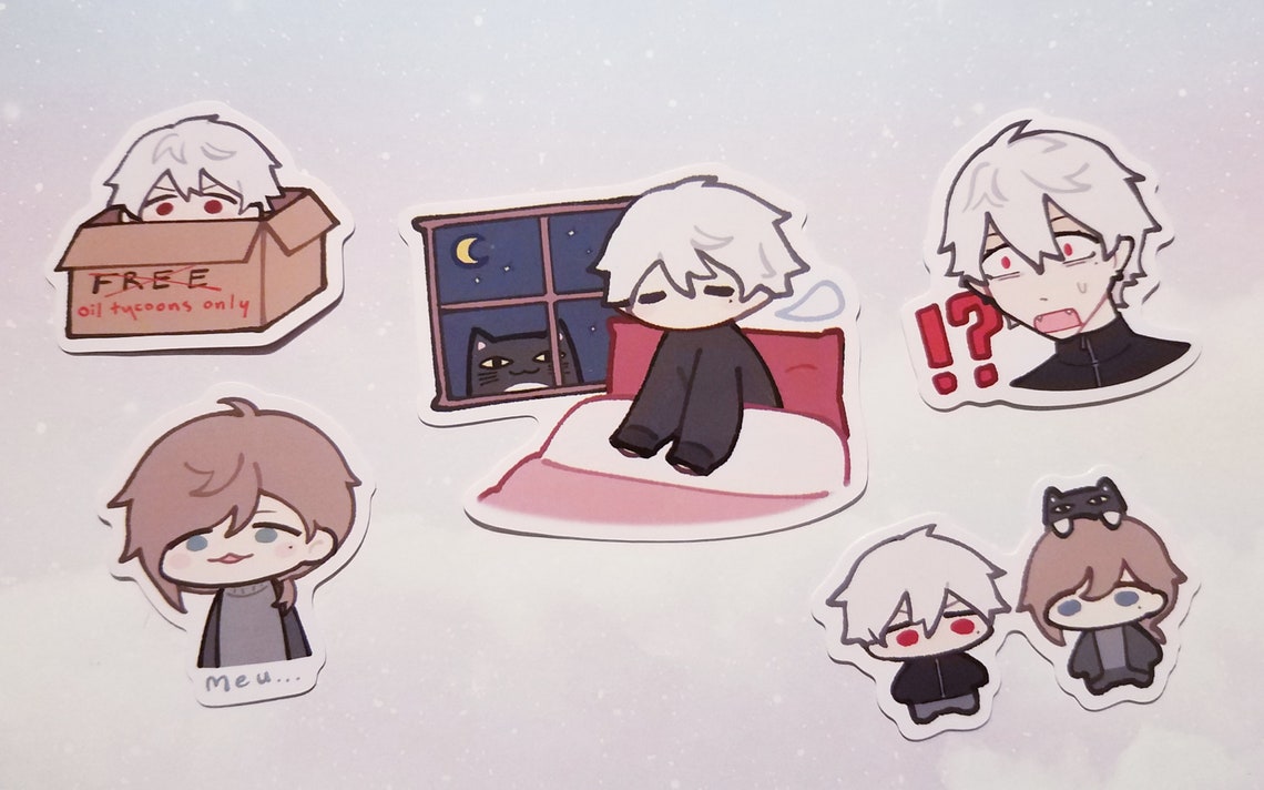 Vtuber Vinyl Stickers Hololive & Nijisanji | Etsy België