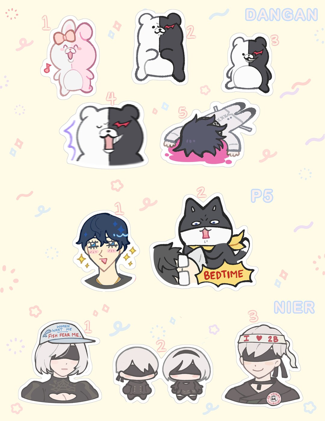 Various Video Game Vinyl Stickers - Etsy