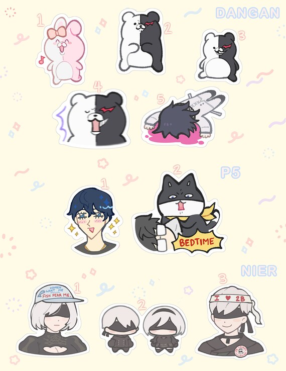 Various Video Game Vinyl Stickers - Etsy