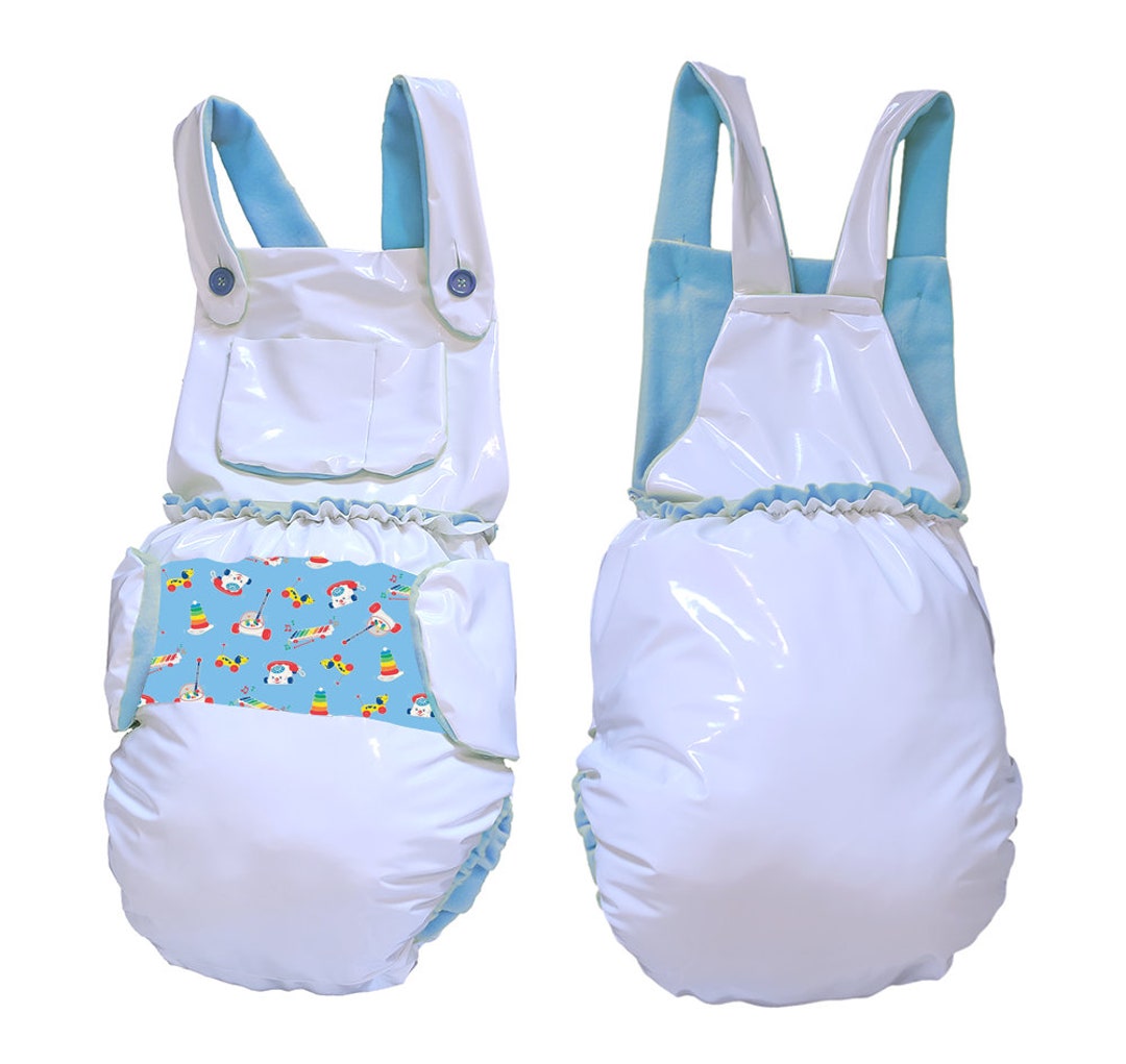 ABDL Romper Oof Poof Costume White Vinyl fisher Price - Etsy